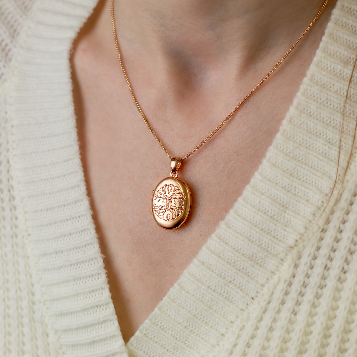 Rose Gold Tree of Life 4-Photo Locket – The Locket Tree