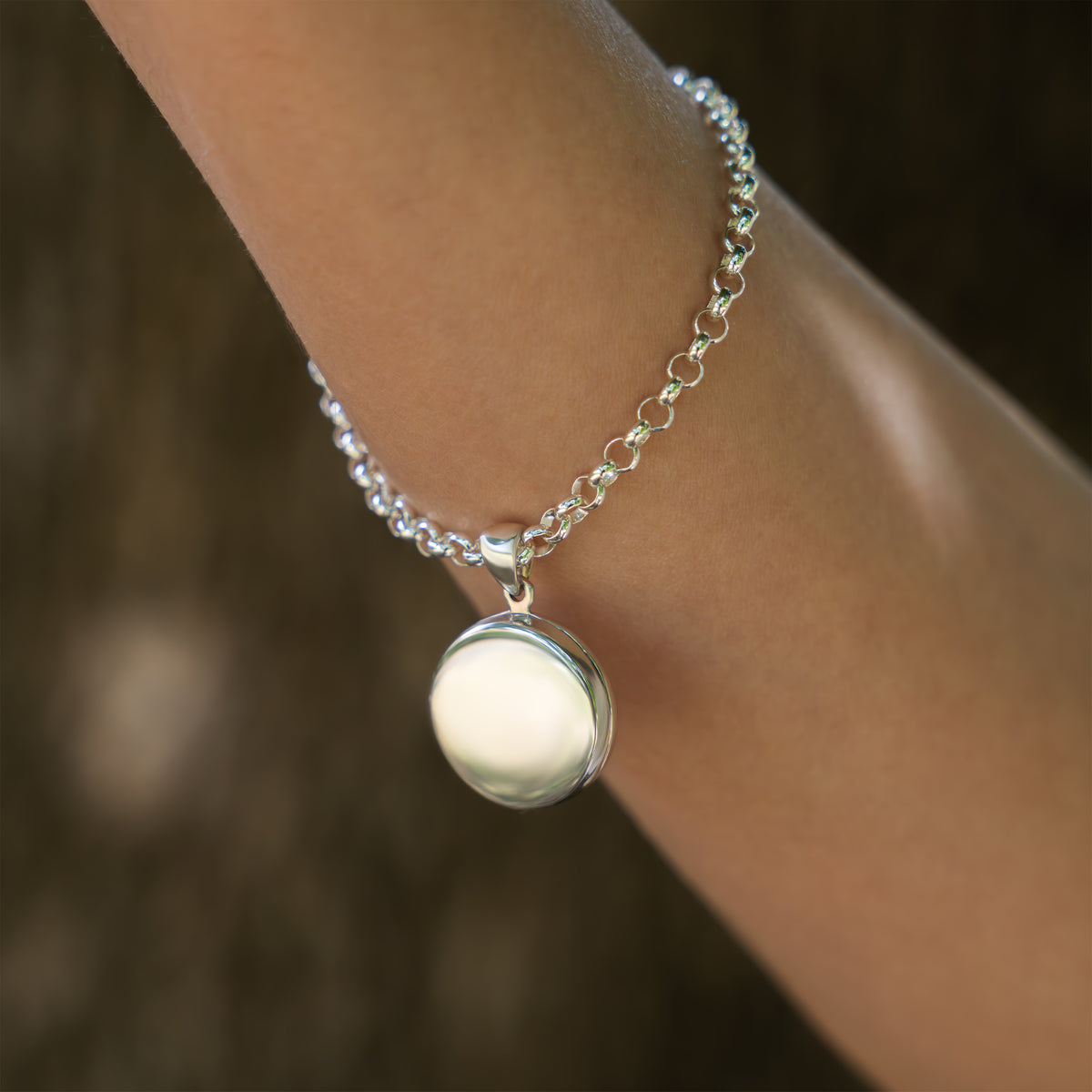 Round Silver Locket Bracelet – The Locket Tree