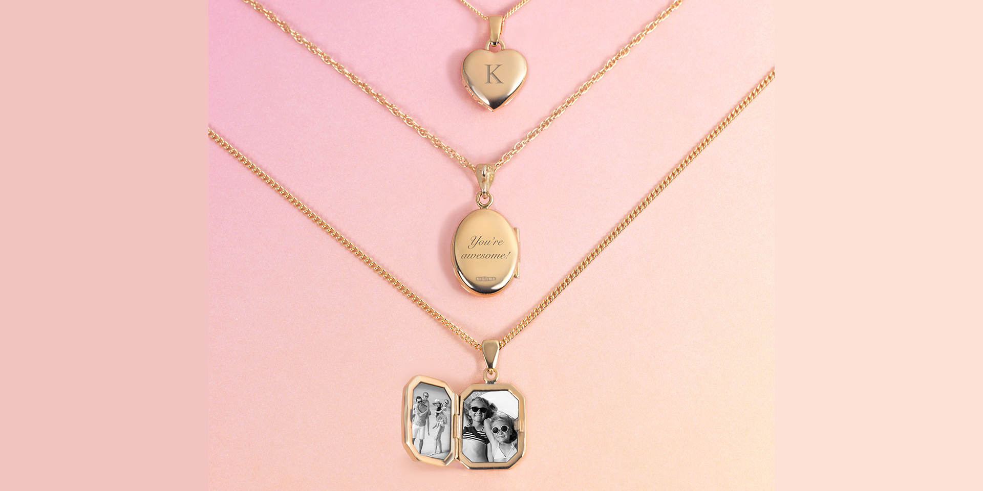 The Locket Tree | Personalised Sterling Silver & Gold Lockets